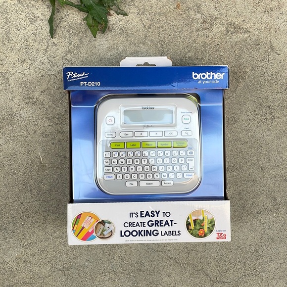 Brother | Other | Nwt Brother P Touch Label Maker Ptd2 | Poshmark
